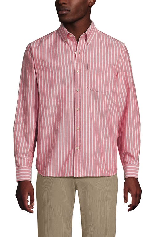LANDS' END traditional fit comfort-first sail rigger oxford shirt